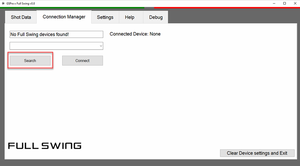 KIT & GSPro Wi-Fi Connection